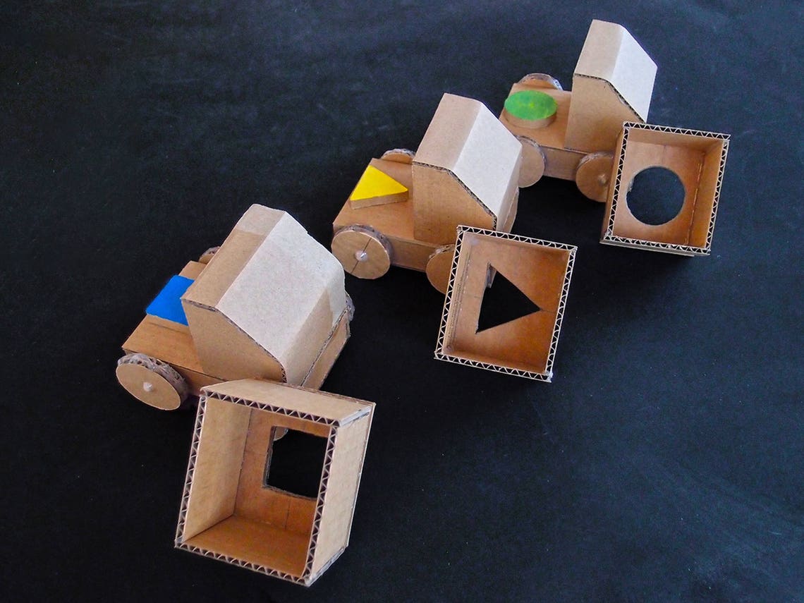 Toy Truck with Memory Shape Game DIY Tutorial | Etsy