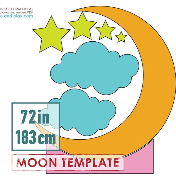 Half Moon Printable - Etsy