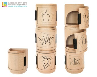 Toy Box Template - Etsy