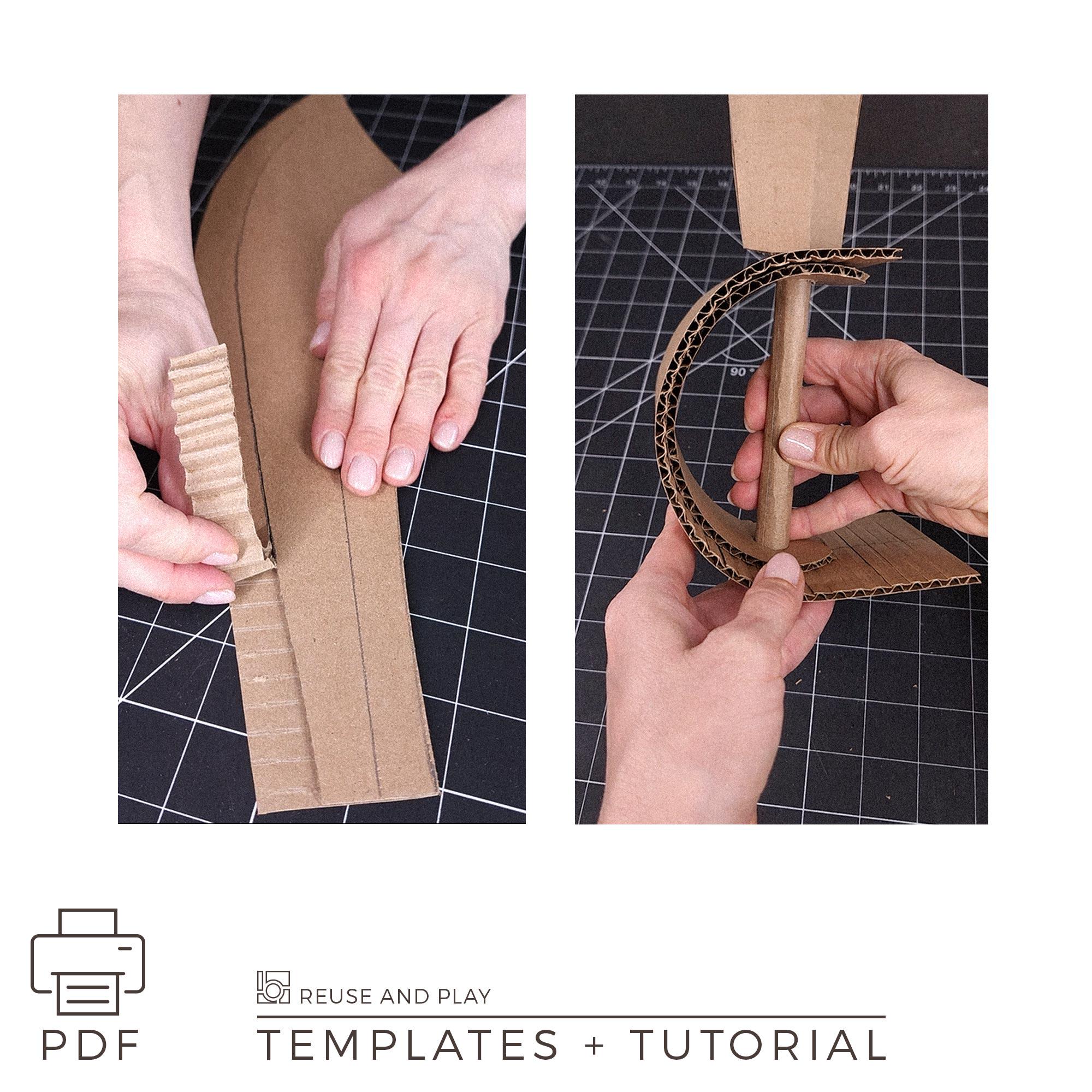 Pirate Cutlass Sword TEMPLATE, Cardboard Sword Pattern, Printable PDF ...