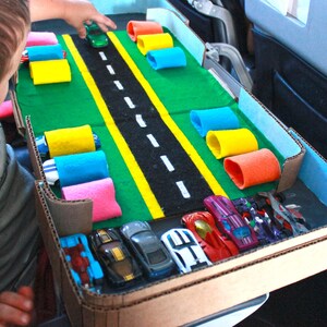 Travel Toy Car Storage With Track and Parking - Etsy