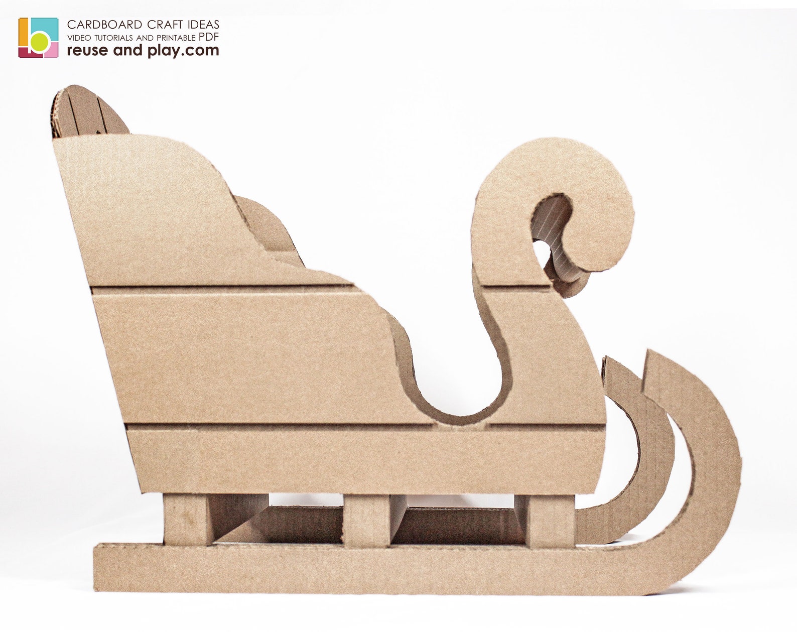 Christmas Sleigh Decor TEMPLATE - Etsy