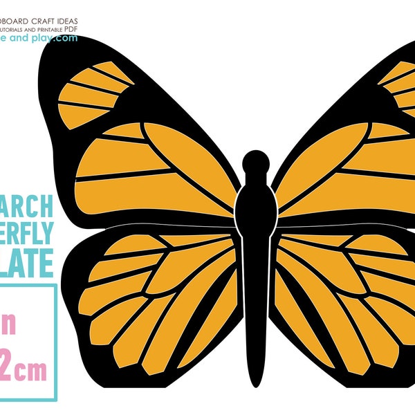 Butterfly Template - Etsy