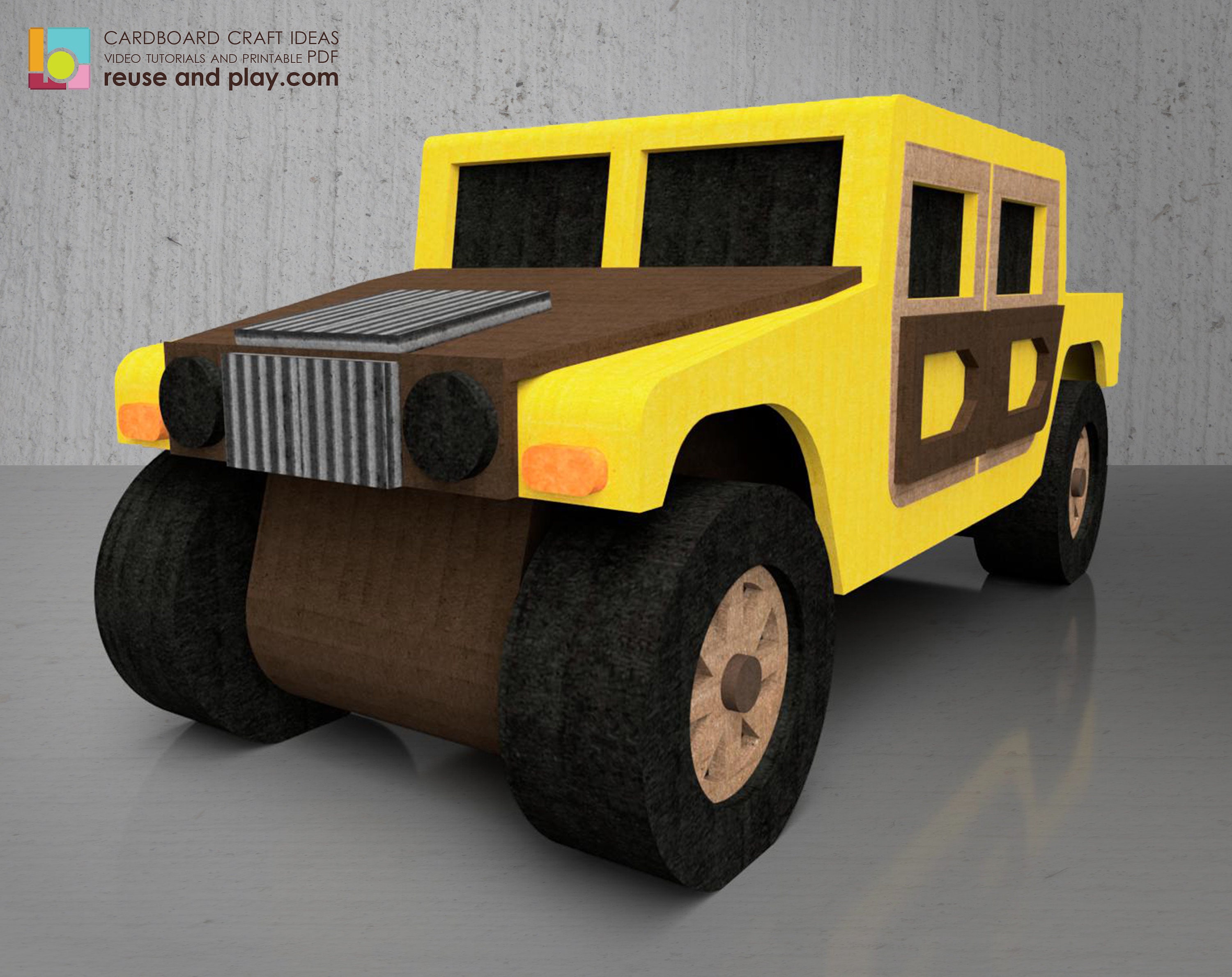 Humvee Truck Toy Car Model. Digital File | Etsy