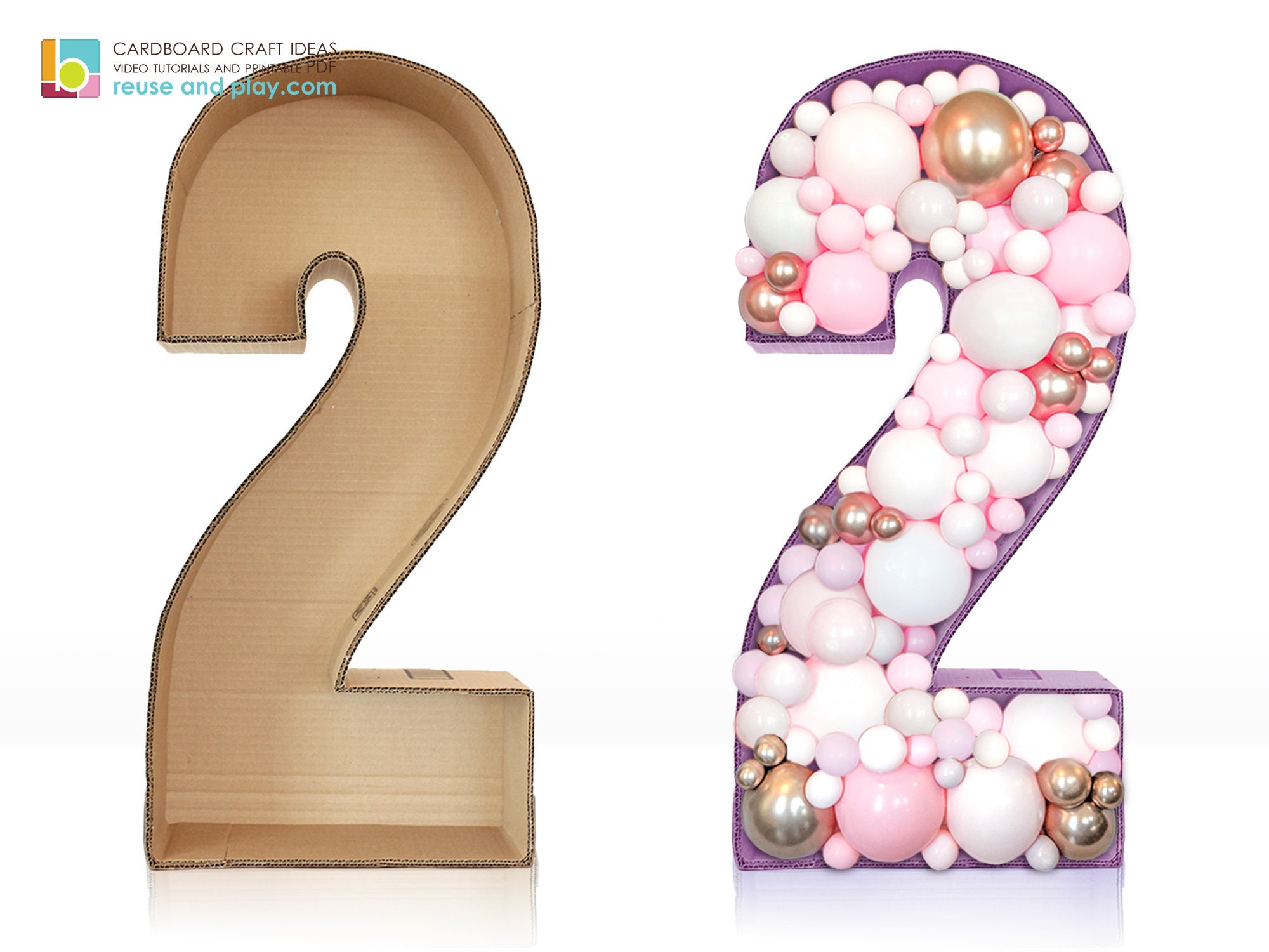Huge Birthday Numbers TEMPLATES 0-9 42in | Etsy
