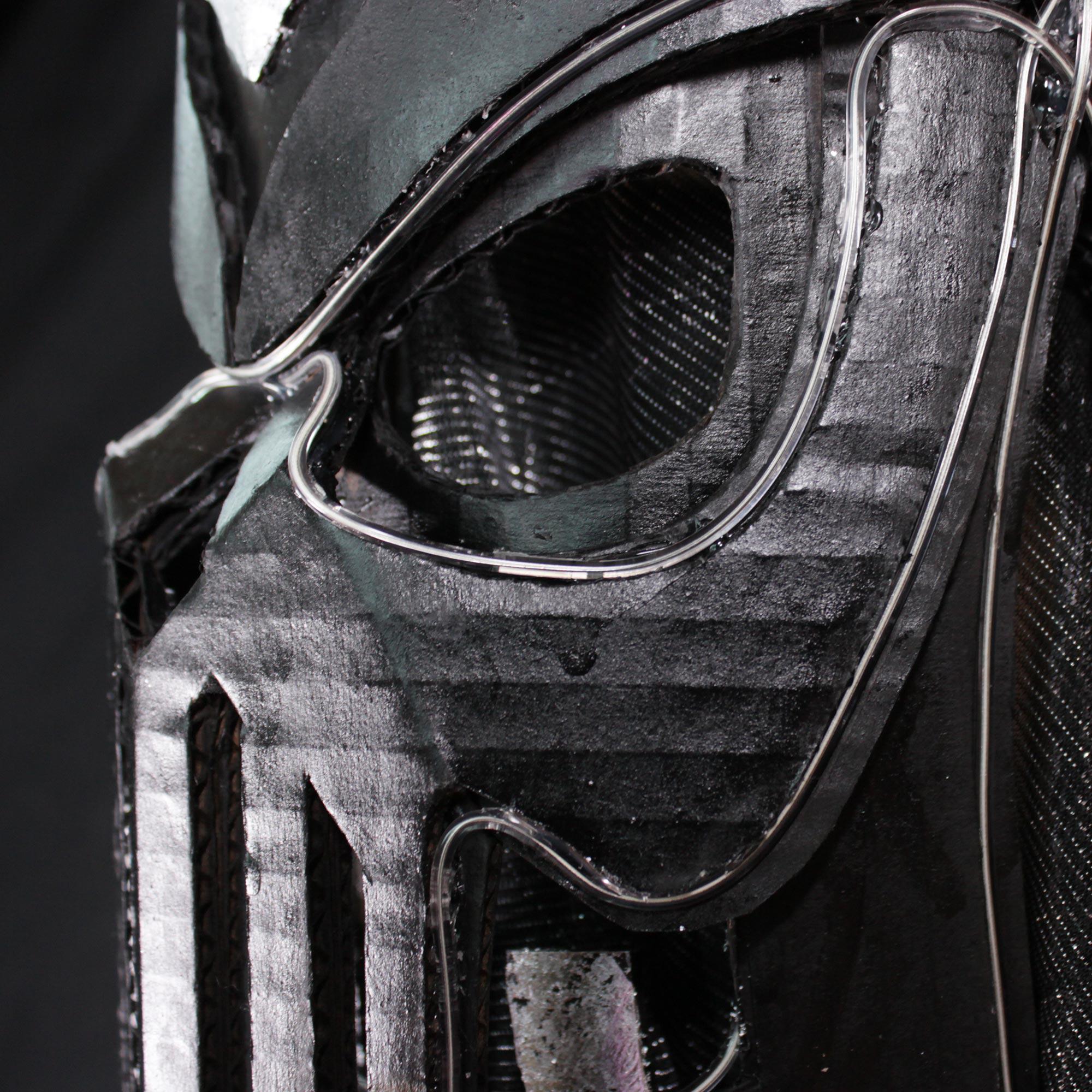 Skull Helmet TEMPLATE, Cardboard DIY Pattern, Printable PDF, Undead ...