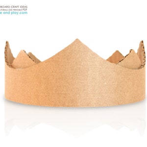 Cardboard Crown | TEMPLATE - Etsy