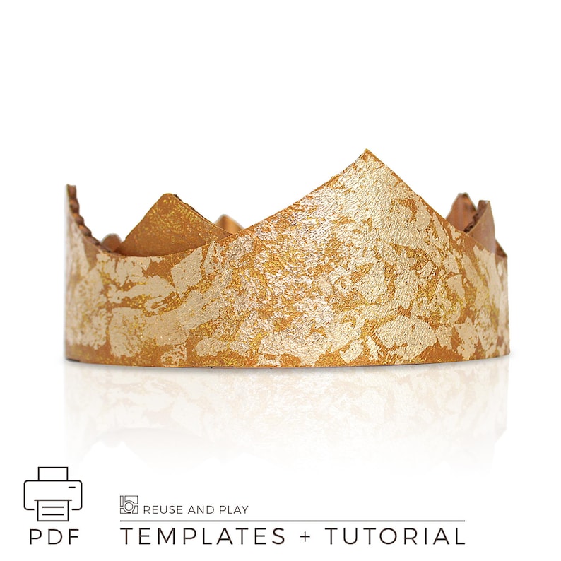Cardboard Crown | TEMPLATE - Etsy