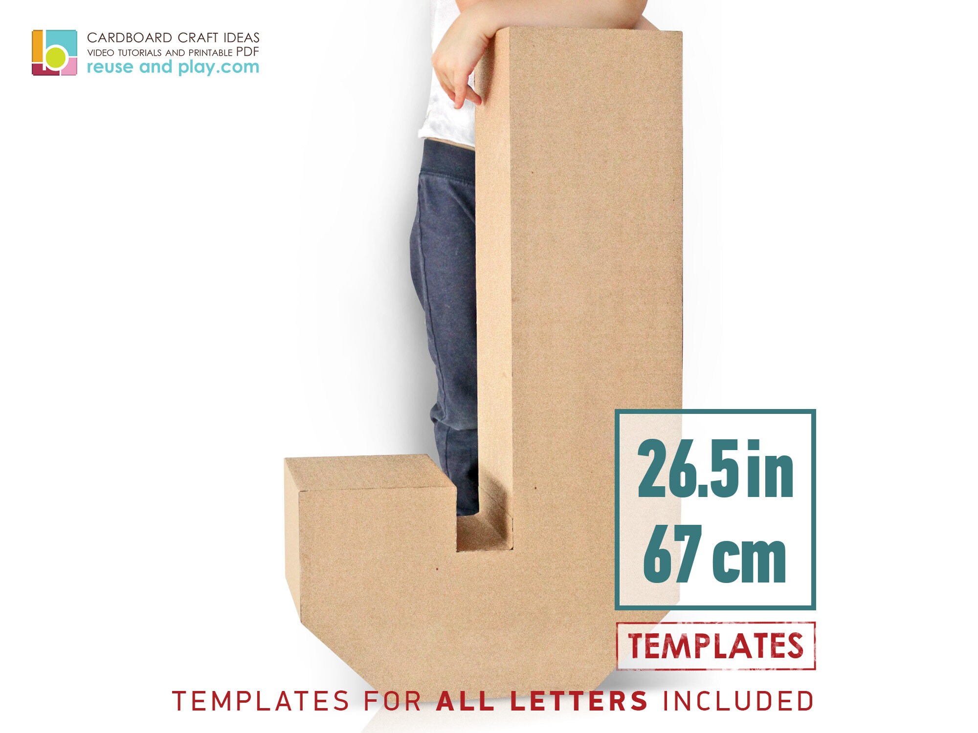 Giant BLOCK Letters TEMPLATES A-Z 26.5in - Etsy