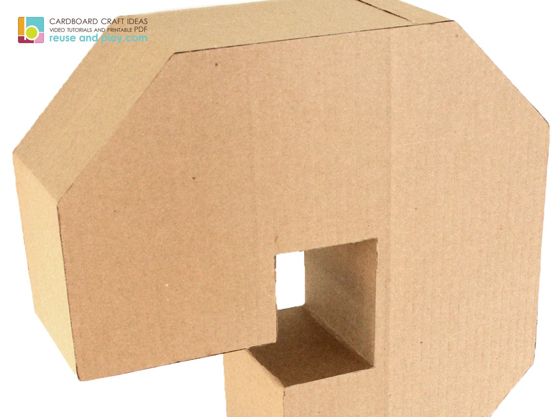 Giant Block Numbers Templates 30 In - Etsy