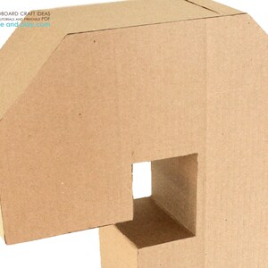 Giant Block Numbers Templates | 30 In - Etsy
