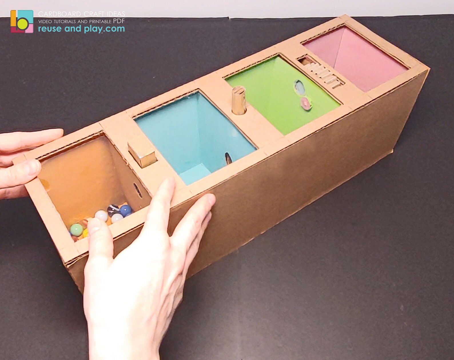 Marble Ball Challenge Game DIY Printable Tutorial | Etsy