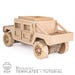 Humvee Truck Toy Car. TEMPLATES - Etsy
