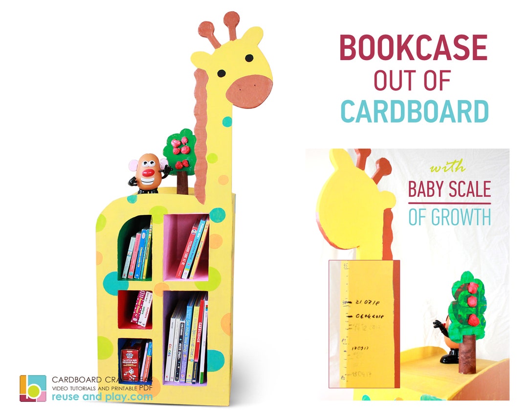 Kids Bookshelf "giraffe" - Etsy