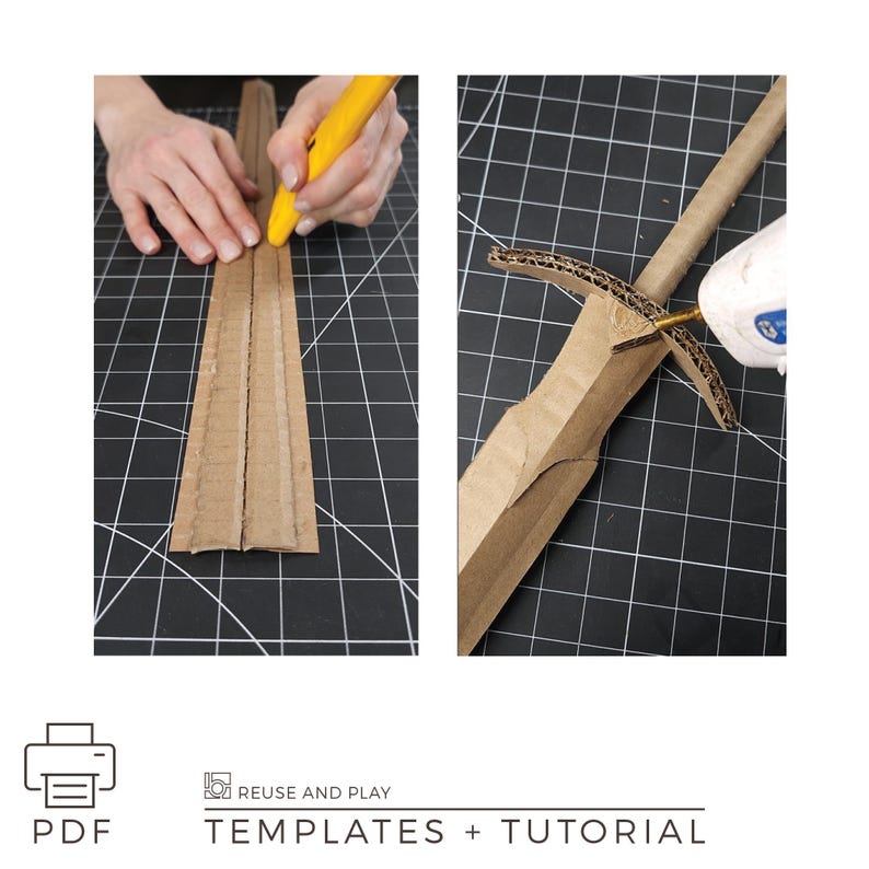 Long Sword TEMPLATES - Etsy
