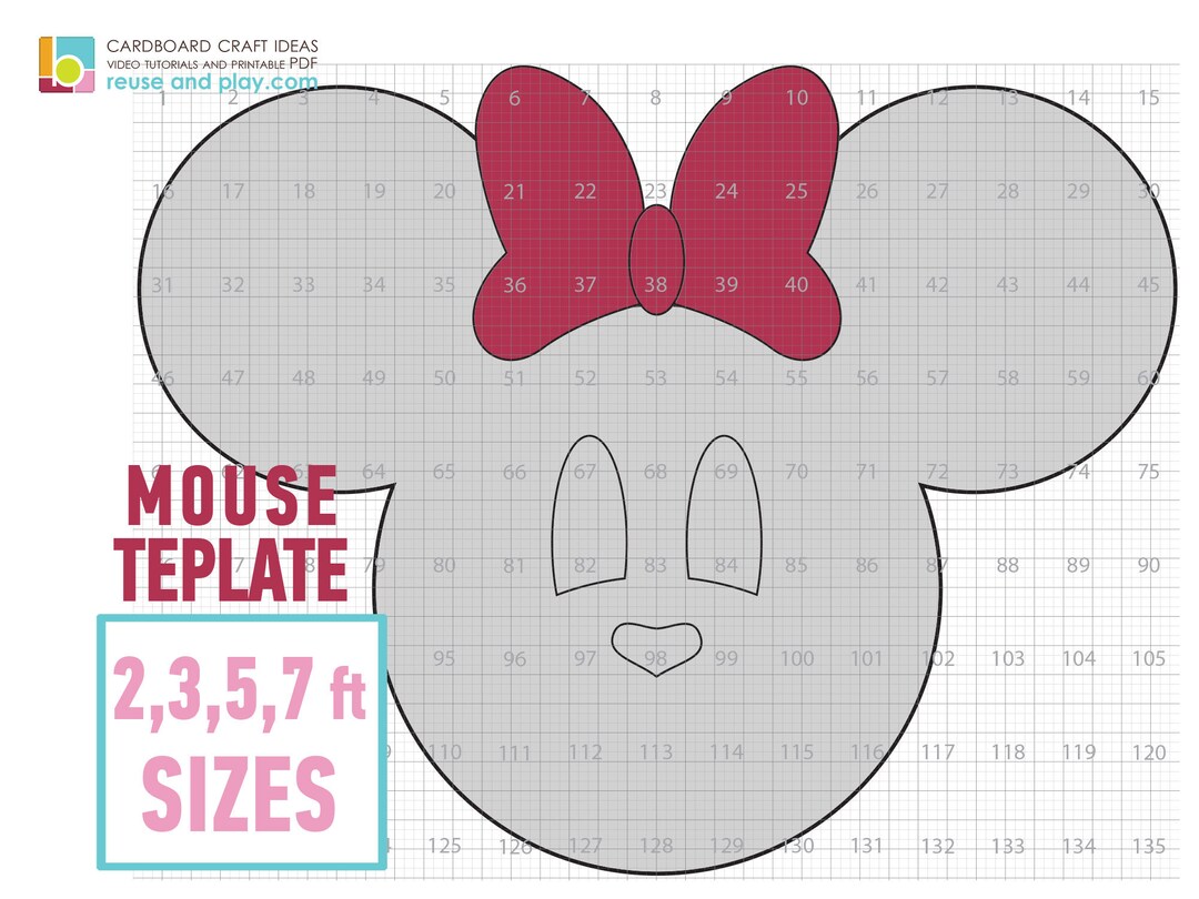 Mouse TEMPLATE PDF - Etsy