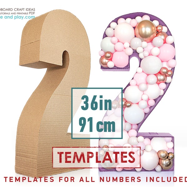 Giant Birthday Numbers - Etsy
