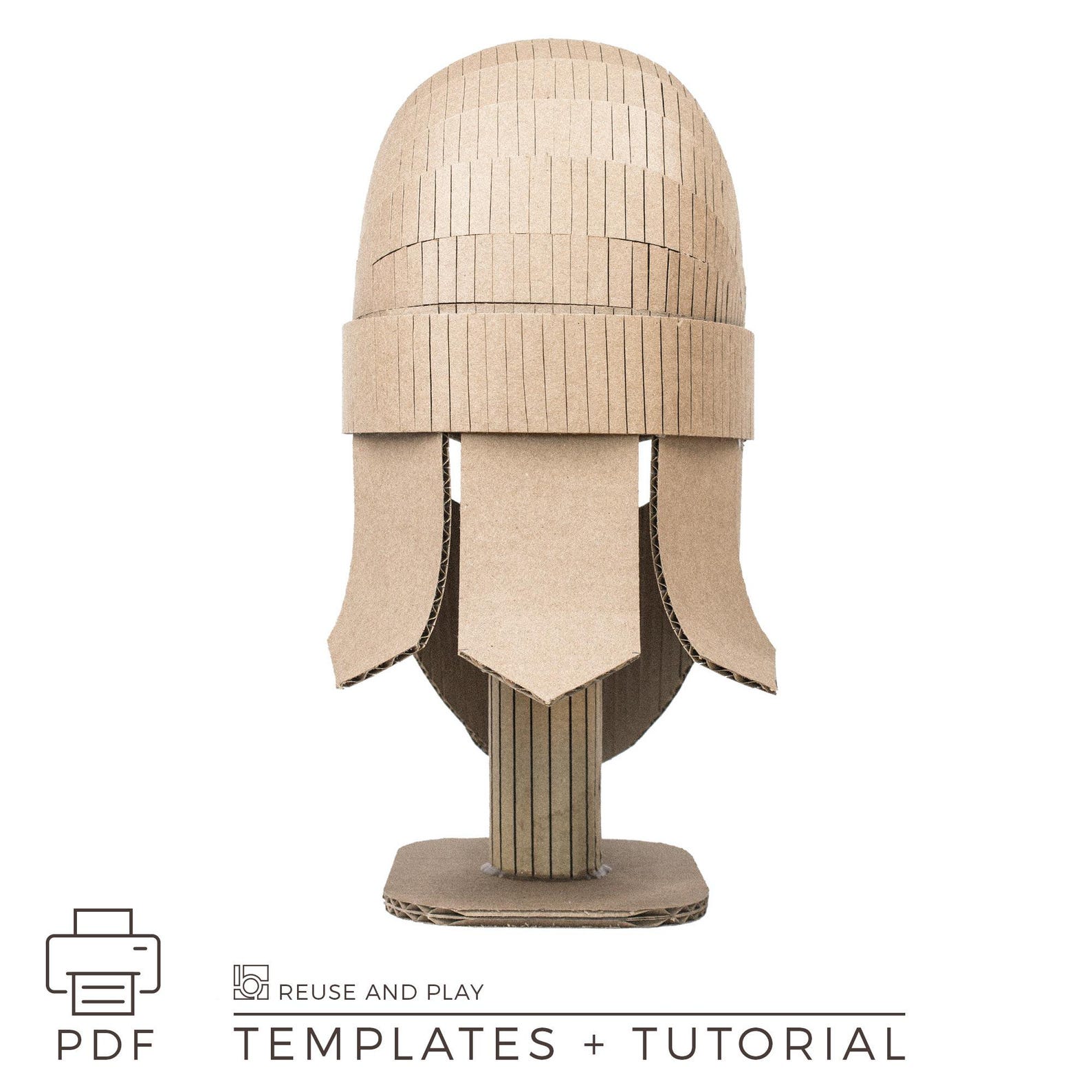 Medieval Knight Helmet TEMPLATES - Etsy