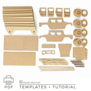 Humvee Truck Toy Car. TEMPLATES - Etsy
