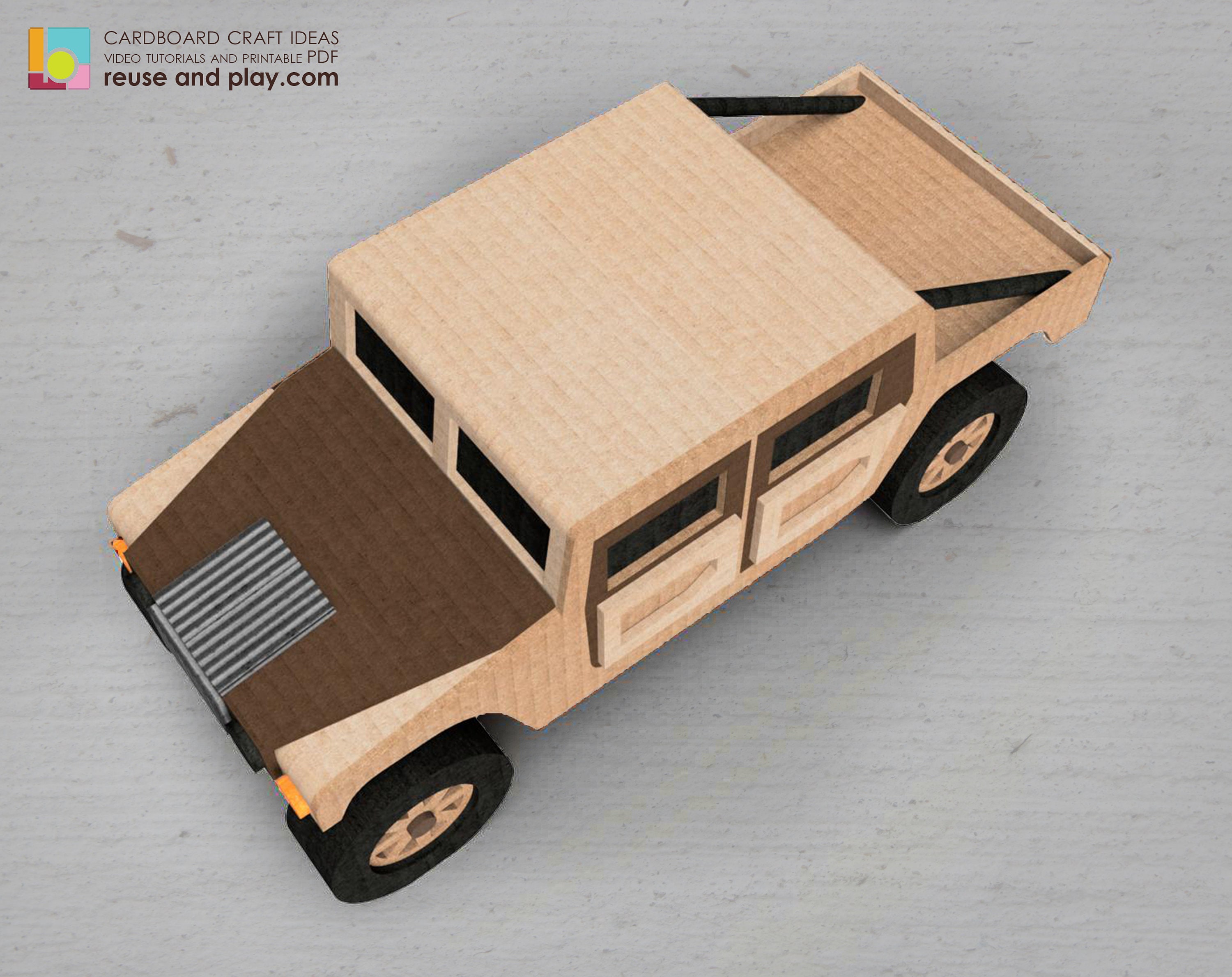 Humvee Truck Toy Car Model. Digital File | Etsy