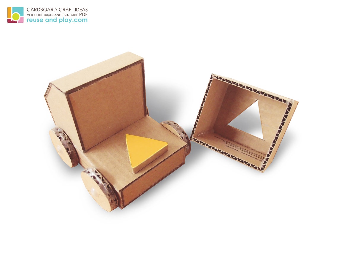 Toy Truck with Memory Shape Game DIY Tutorial | Etsy