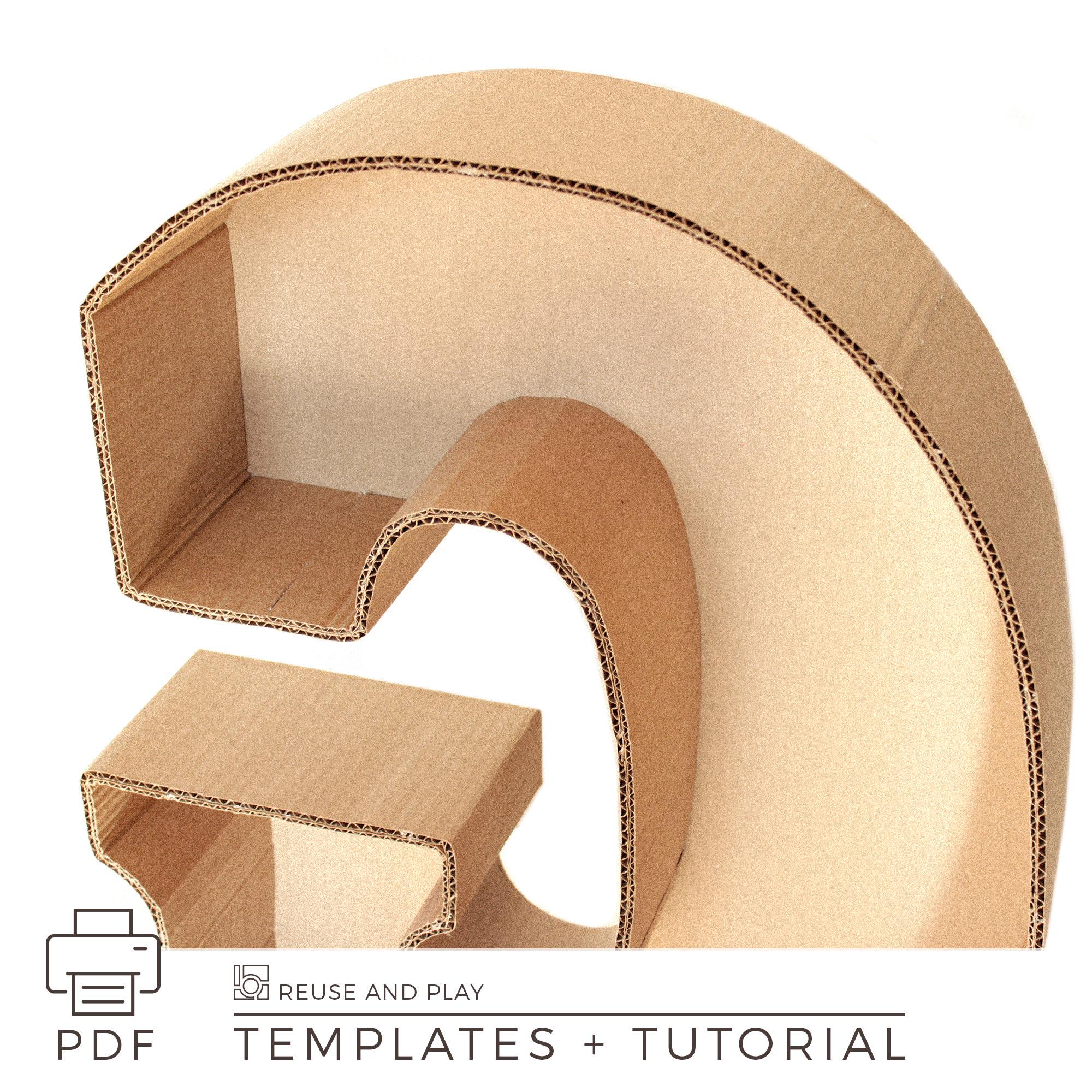 Big Letters TEMPLATES, A-Z | 12in - Etsy