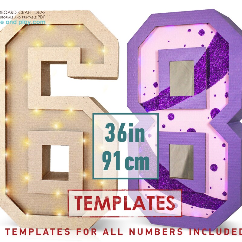Marquee Numbers - Etsy