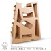 Bookcase DIY Printable PDF Pattern - Etsy Canada