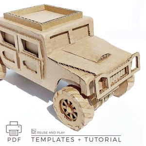 Humvee Truck Toy Car. TEMPLATES - Etsy