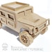 Humvee Truck Toy Car. TEMPLATES - Etsy