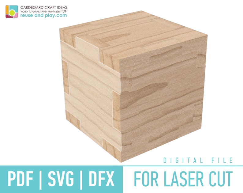 CUBE 5x5 Digital Vector File for Laser Cut or CNC - Etsy