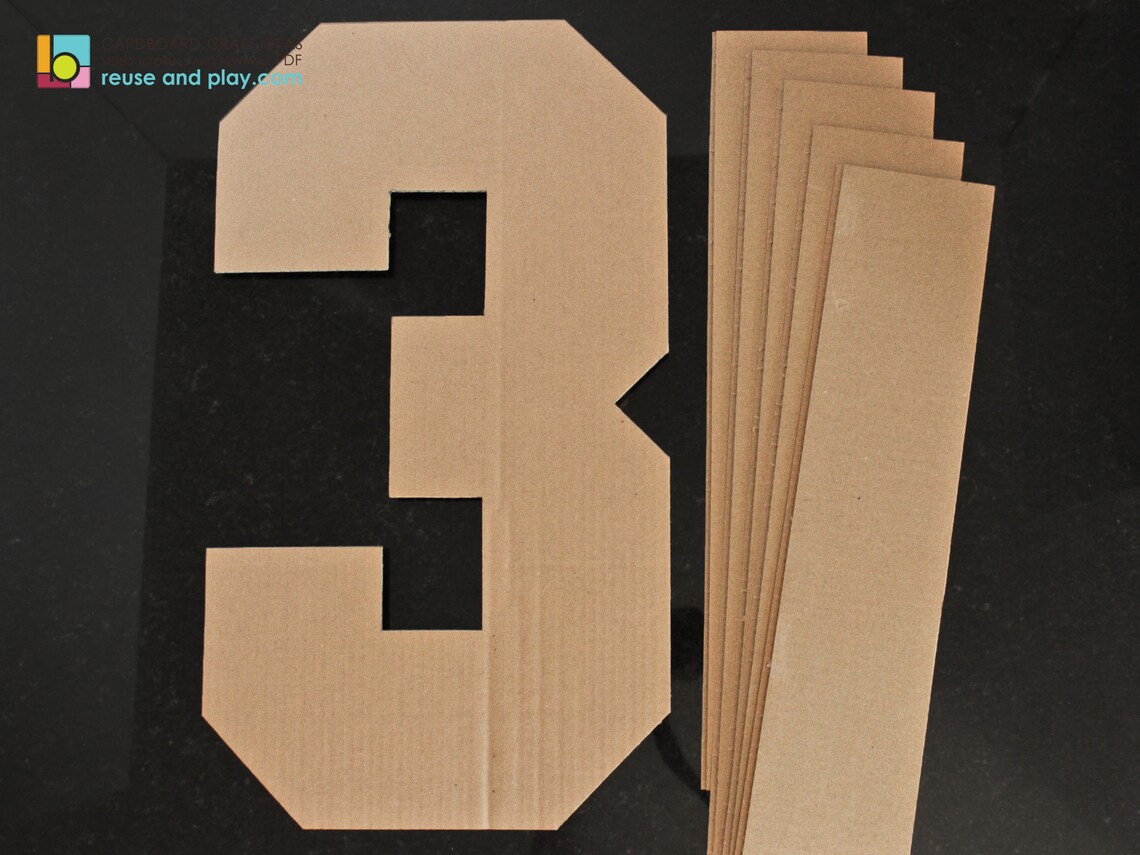 Giant BLOCK Numbers TEMPLATES 36in | Etsy