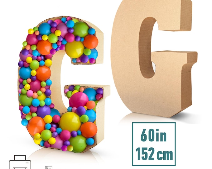 Giant BLOCK Letters TEMPLATES, A-Z | 26.5in - Etsy Canada