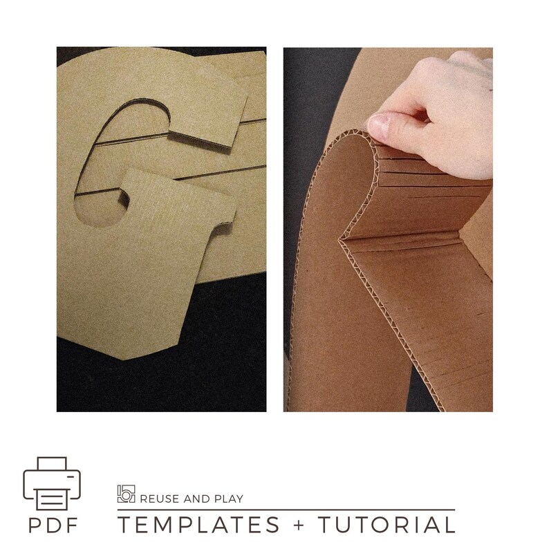 Giant 3D Letters TEMPLATES, A-Z | 26.5in - Etsy