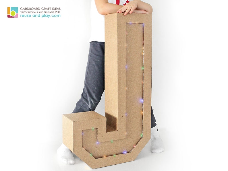 Giant Light up Letters TEMPLATES A-Z 26.5in - Etsy
