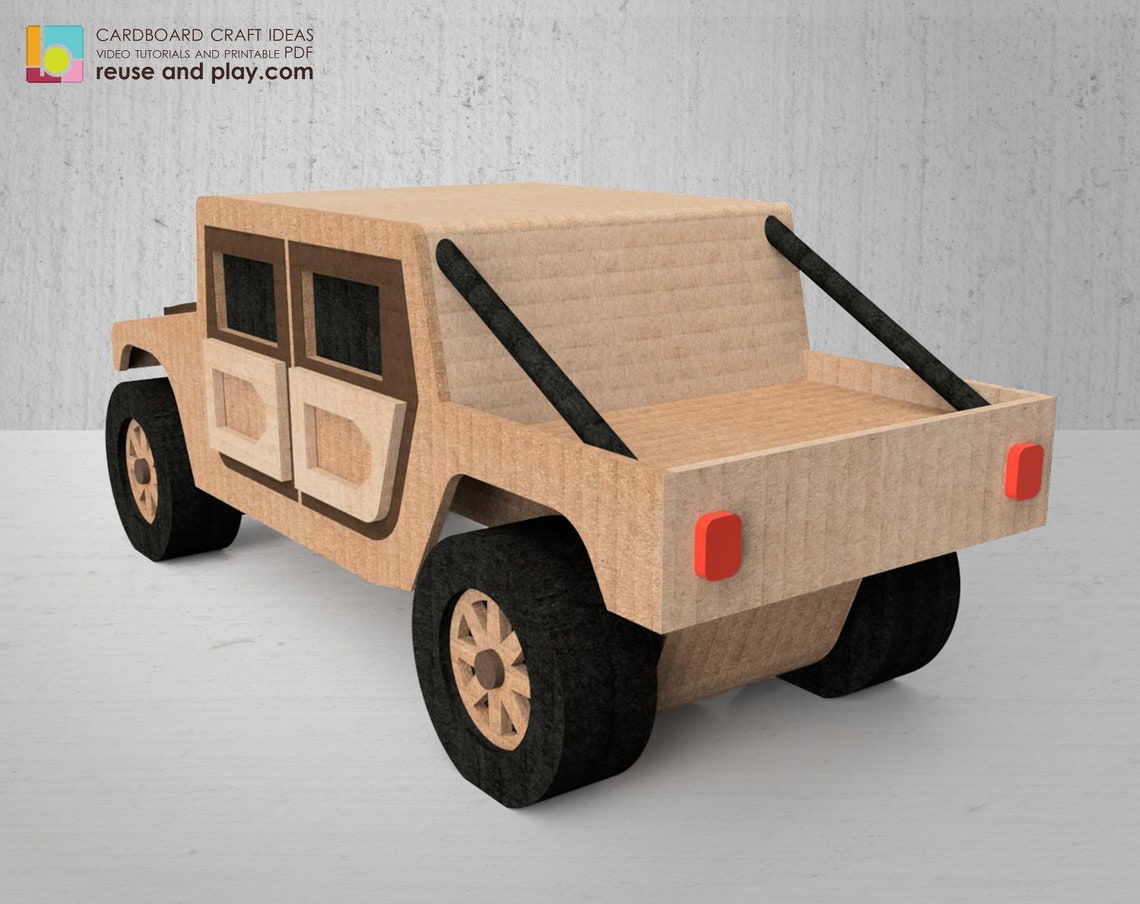 Humvee Truck Toy Car Model. Digital File | Etsy