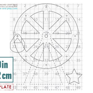Ferris Wheel Template | 60in - Etsy