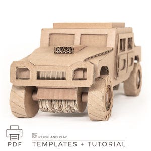Humvee Truck Toy Car. TEMPLATES - Etsy