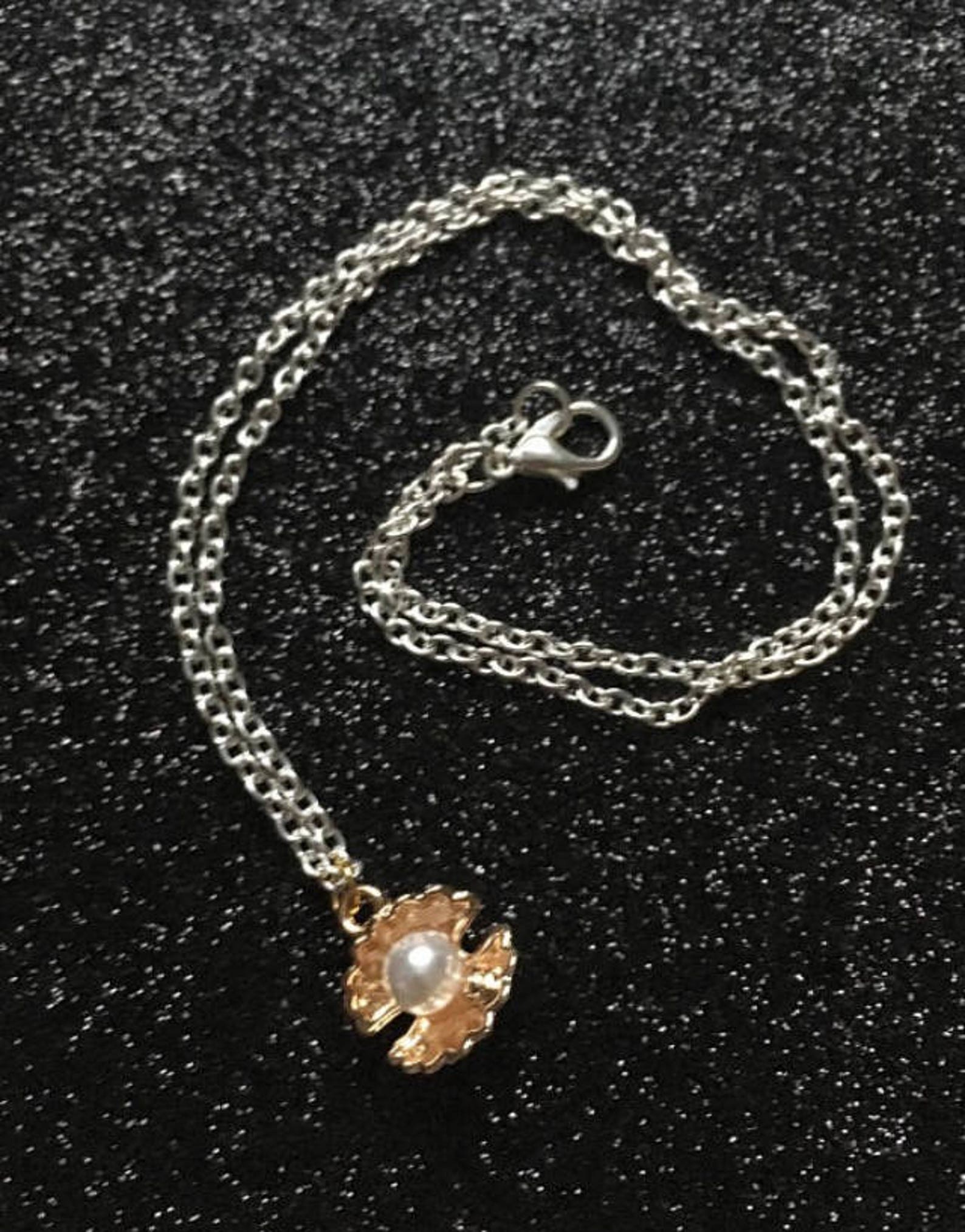 Mermaid Clam Pearl Necklace Glass Pearl Jewellery Sea - Etsy