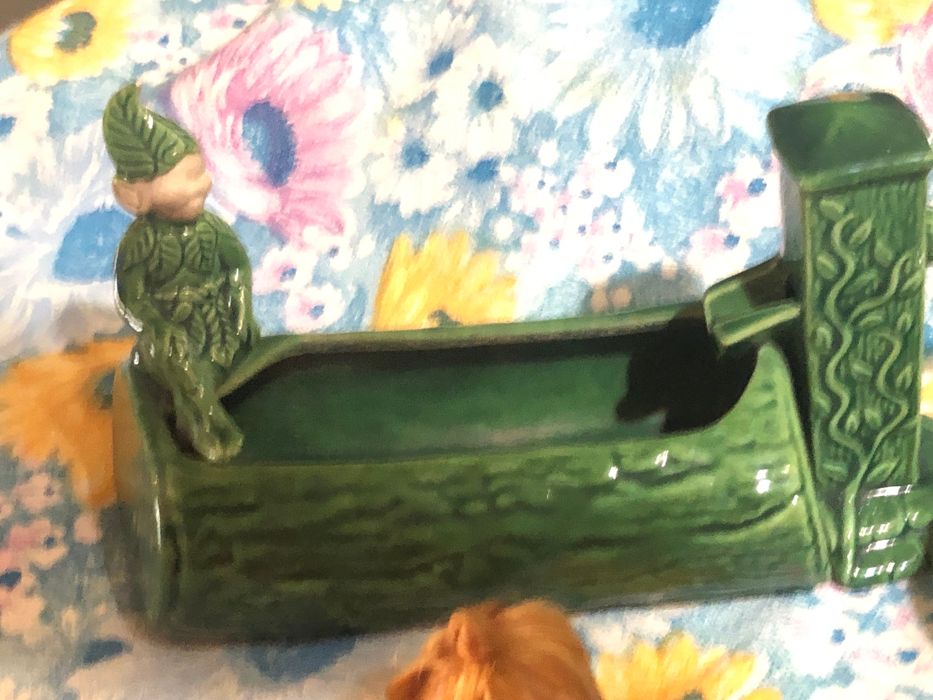 Ceramic Pixie Elf Lot Ashtrays Figurines 1950s - Etsy