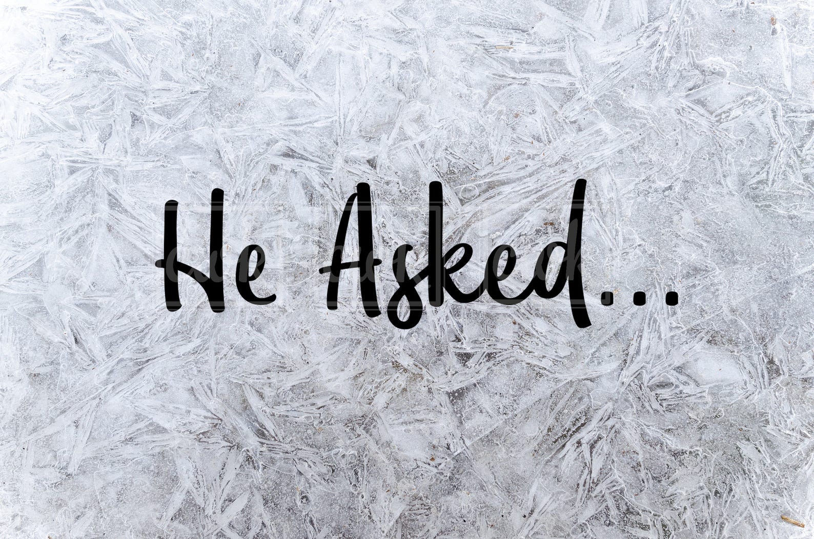 Engagement SVG Cut File "he Asked..." - Etsy