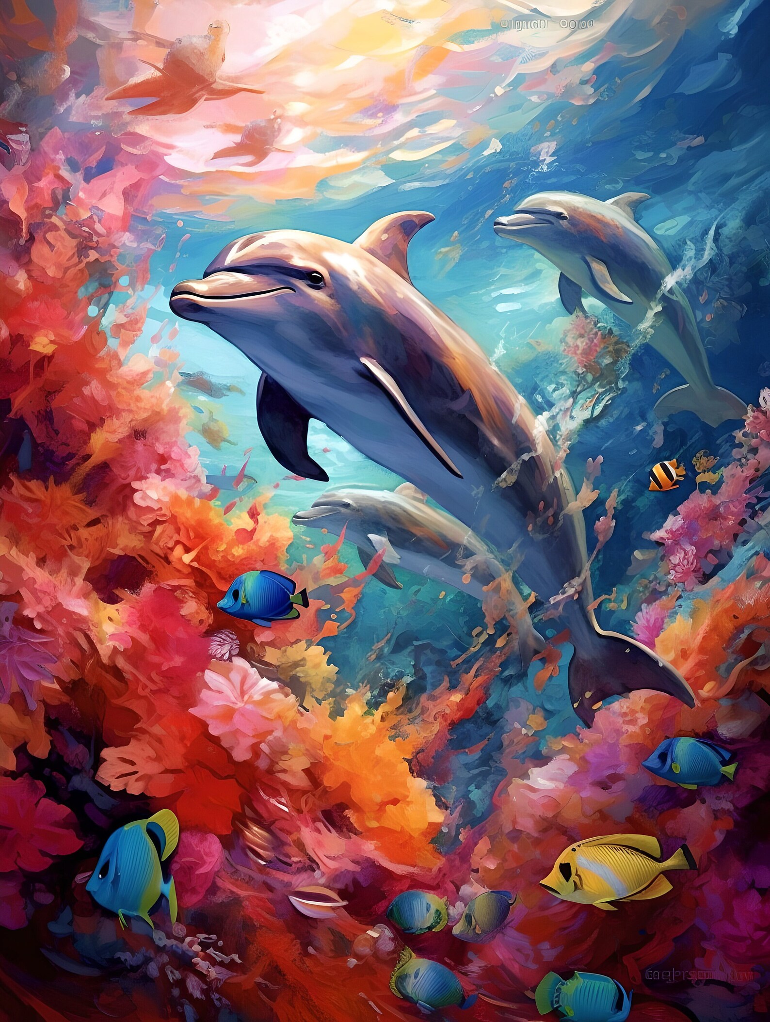 Fairy Dolphins - Etsy