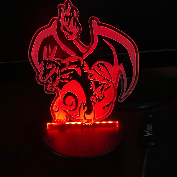 Charizard Night Light - Etsy