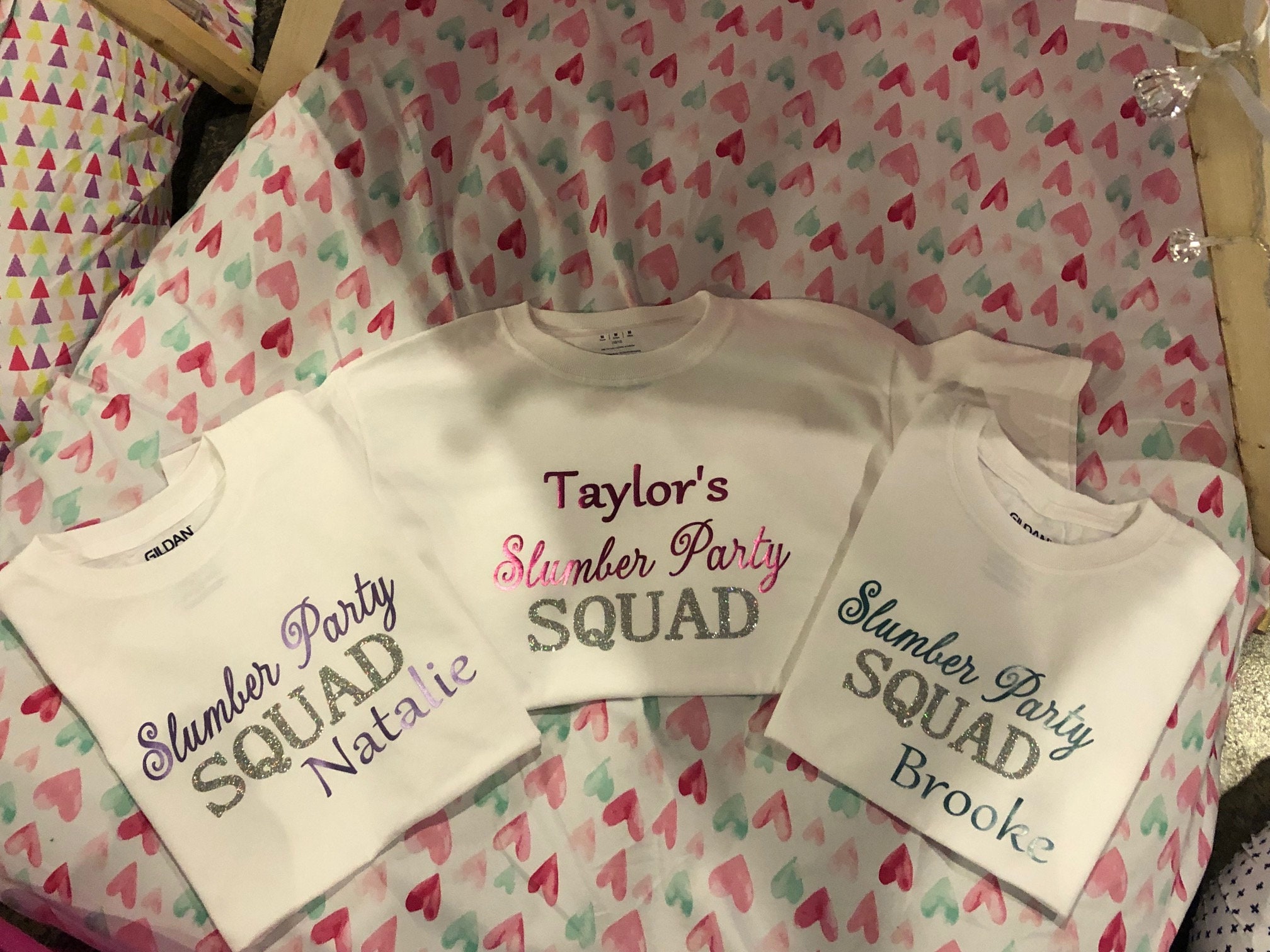Youth Slumber Party Squad T-shirts - Etsy