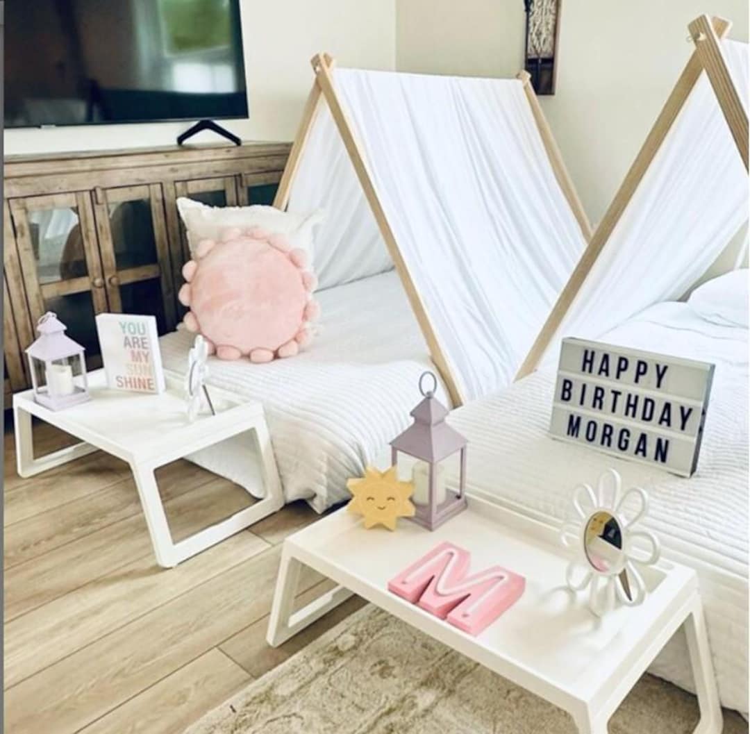 Set of 6 Kids A-frame Tents, Sleepover Party, Glamping Tents Open ...