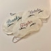 Personalized Sleep Mask: Slumber Party Favor, Bridal Gift - Etsy