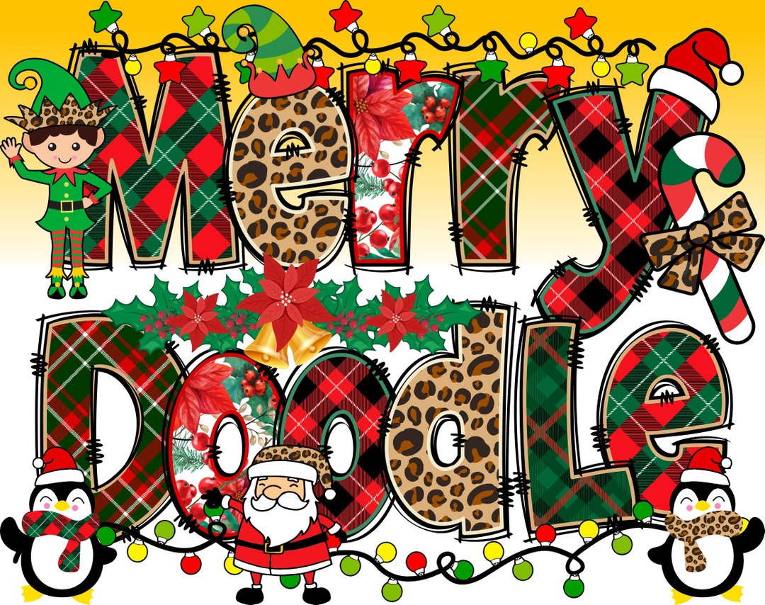 Christmas Alphabet PNG, Cheetah Print, Merry Christmas, Christmas ...