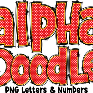 Dots Letters & Numbers PNG, Alpha Doodle, PNG Letters, Dots Doodle ...
