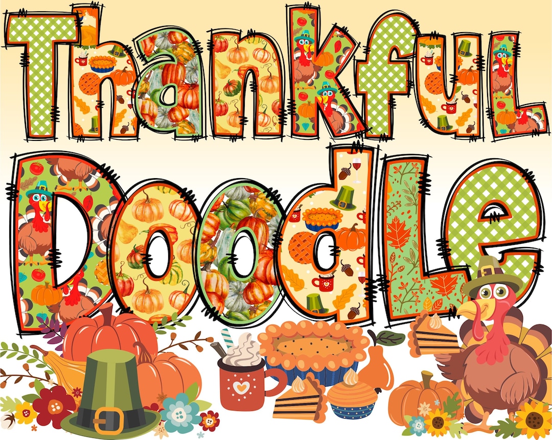 Thanksgiving Alphabet PNG, Happy Thanksgiving, Thanksgiving Day, Alpha ...