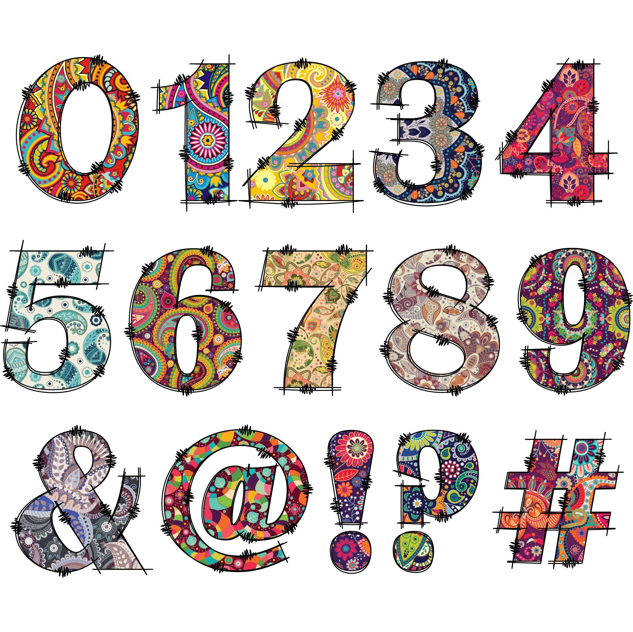 Mandala Floral Alphabet PNG Doodle Alpha PNG Doodle | Etsy